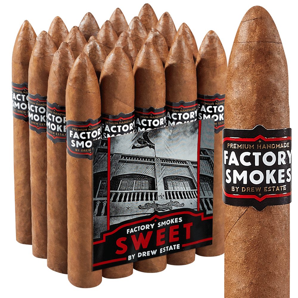 Factory Smokes By Drew Estate Sweet Belicoso BDL of 20 – Cigar Towns